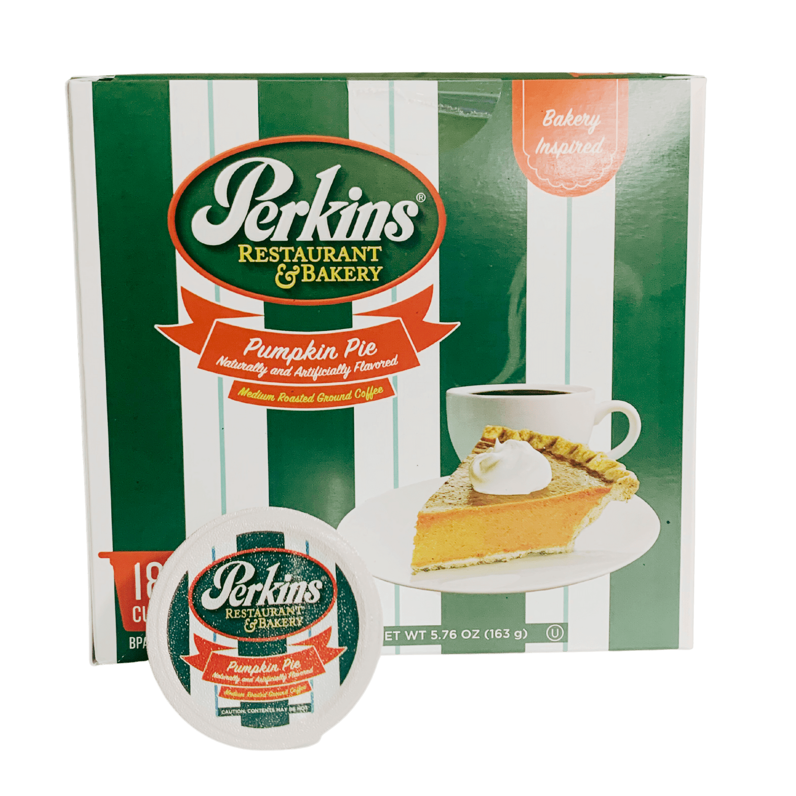 Perkins Restaurant & Bakery Pumpkin Pie Flavored Single Serve Coffee ...