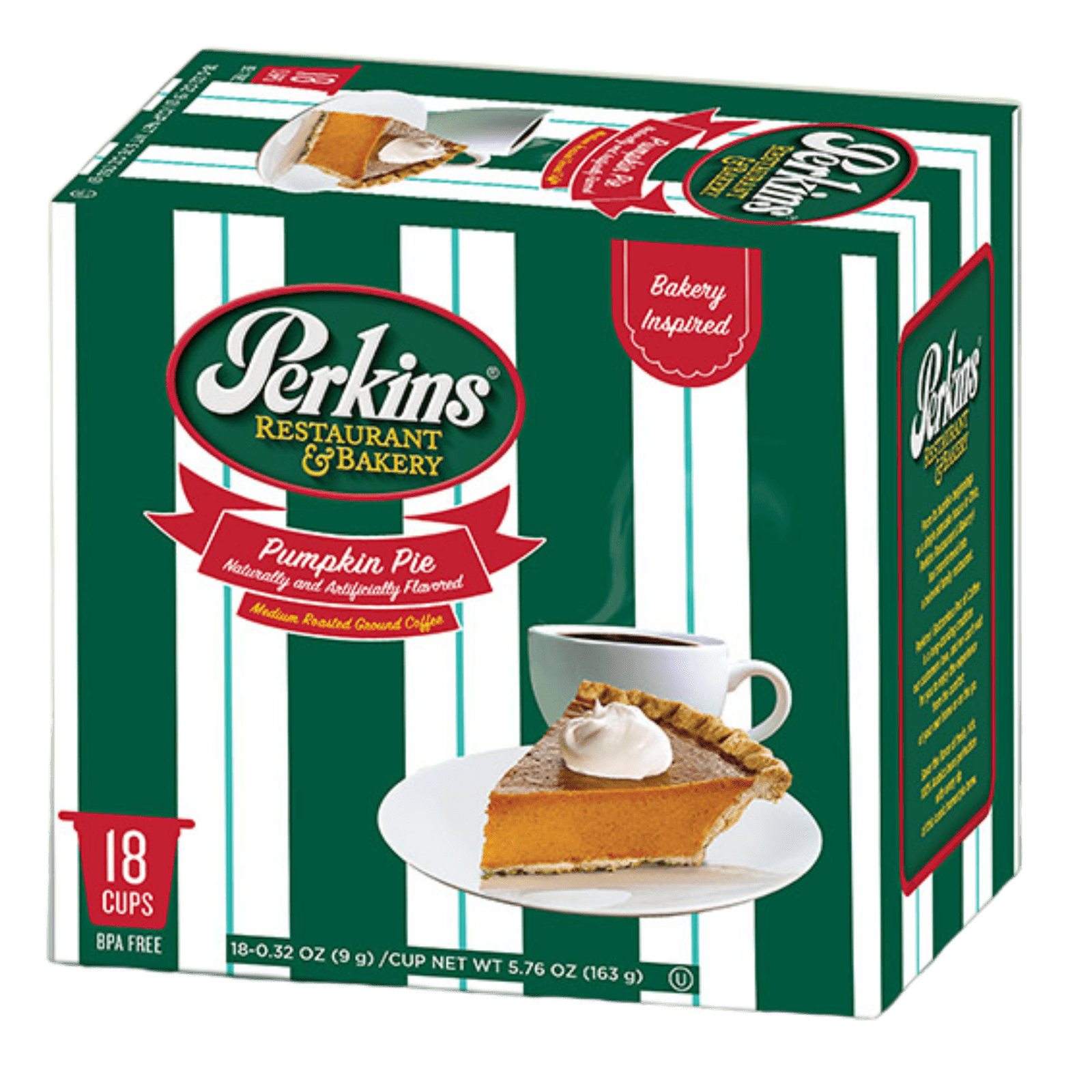 Perkins Restaurant & Bakery Pumpkin Pie Flavored Single Serve Coffee ...