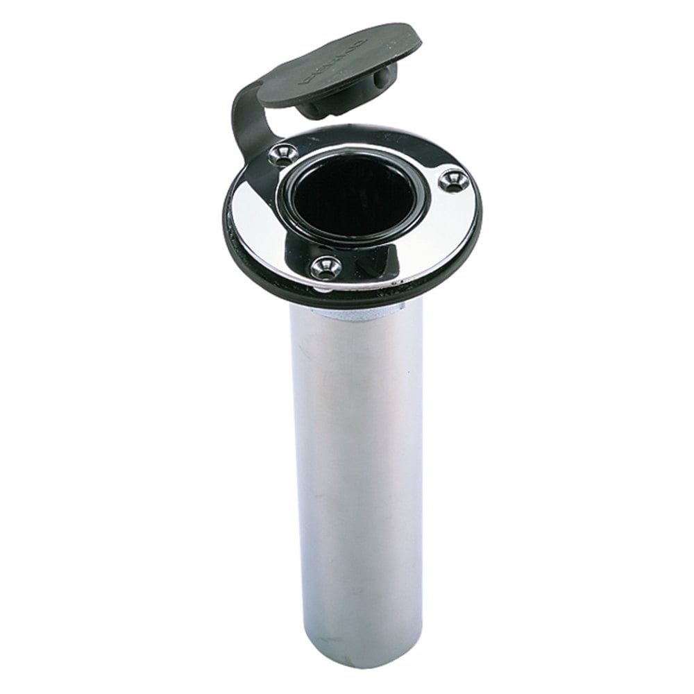Perko 0447DP1CHR Vertical Flush Mount Fishing Rod Holder - Walmart.com