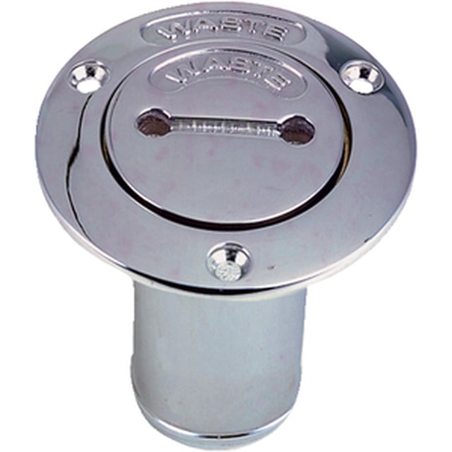 Perko 0507DP0CHR Chrome Plated Bronze 3-1/2" Waste Deck Fill for 1-1/2 ...