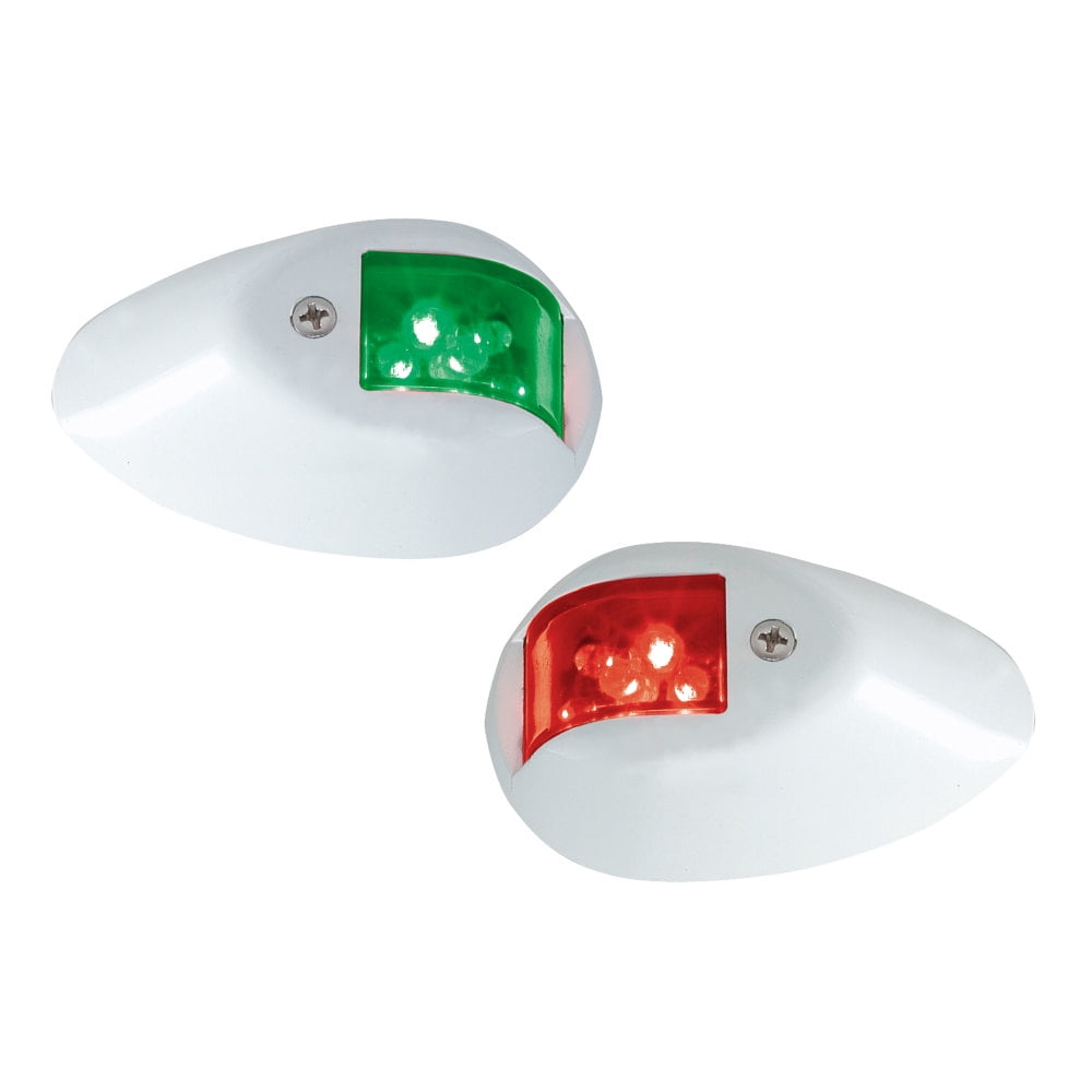 Perko 0602DP1WHT LED Side Lights with White Polymer Base - Walmart.com