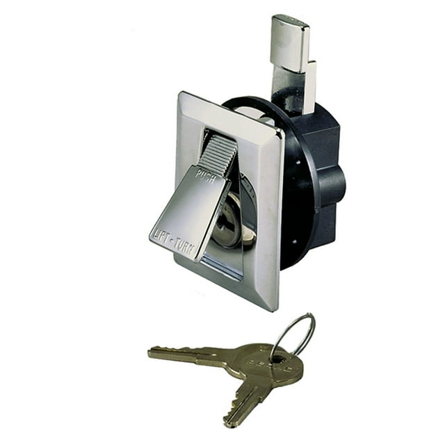 Perko 0921DP0CHR Flush Lock & Latch with 2 Keys - Walmart.com