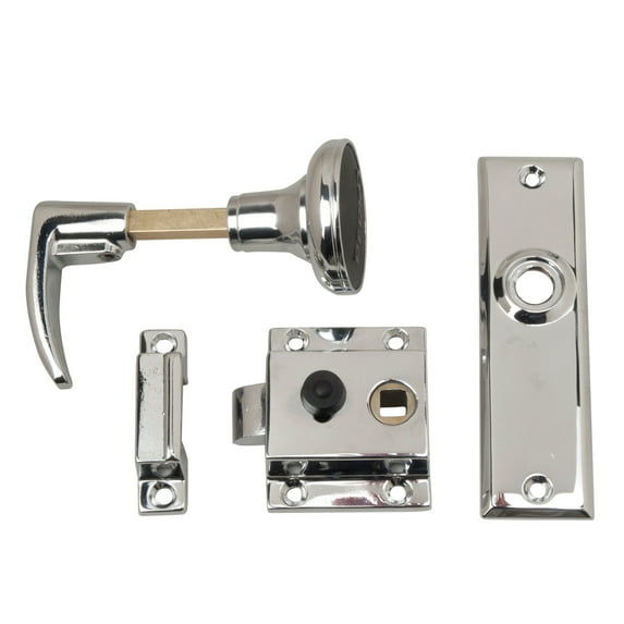 Perko 1028DP0CHR Reverse-Bevel Rim Latch Set with Box Strike - Walmart.com