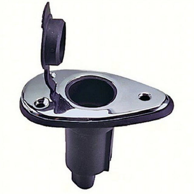 Perko 1048P00DP Chrome-Plated 2-Pin Plug-In Light Base with 5° Rake - 3 ...