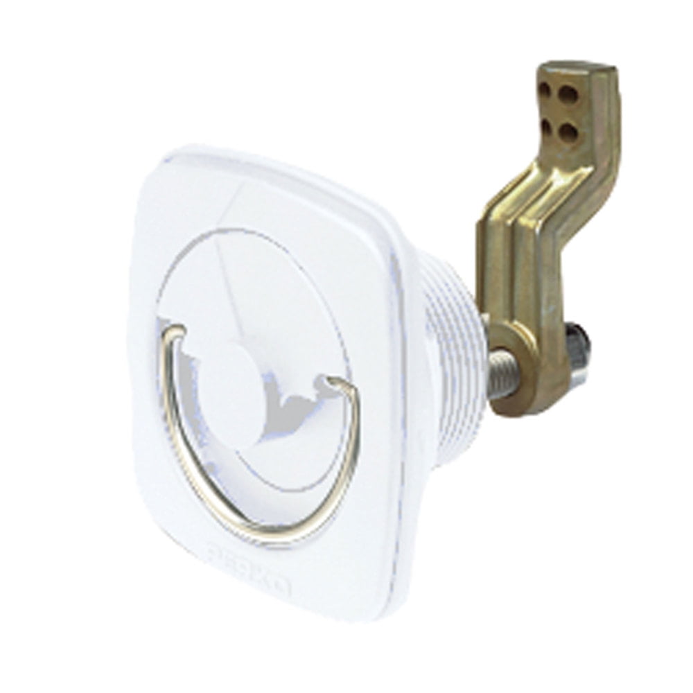 Perko 1082DP1WHT Flush Mount Latch - 3/8" to 3" Cam, White - Walmart.com