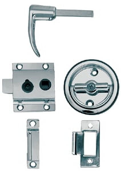 Perko 1280DP0CHR Chrome Plated Zinc Flush Cup Rim Latch Set with Flush ...