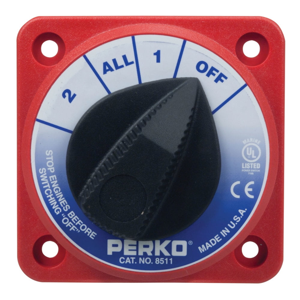 Perko 8511DP0USA Battery Selector Switch without Key Lock - Walmart.com