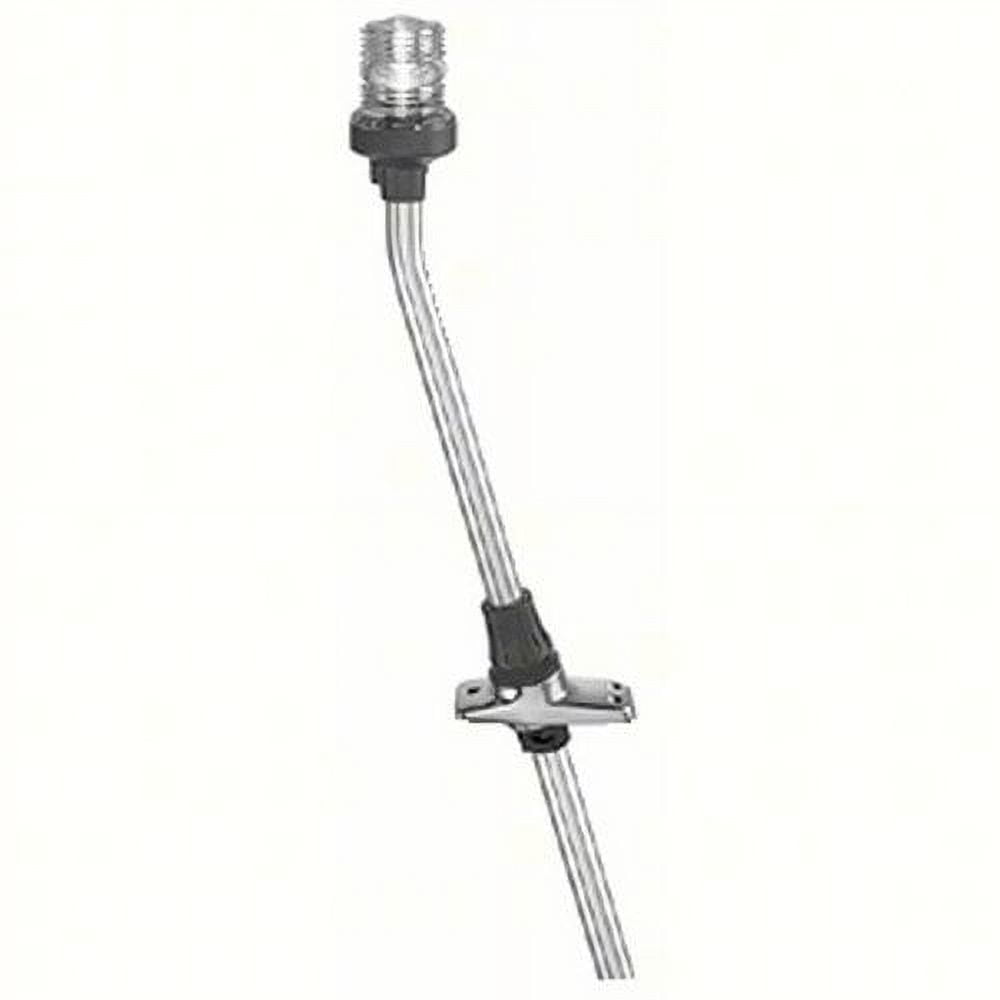 Perko All-Round Telescoping Pole Light with Base & Clear Fresnel Globe ...