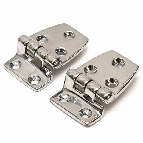 Perko Boat Hinge 9511 | 10 Gauge 2 3/8 x 1 1/2 Inch Chrome (Pair ...