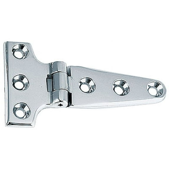 Perko Chrome Plated Bronze "T" Hinge - 1 Pair - Walmart.com
