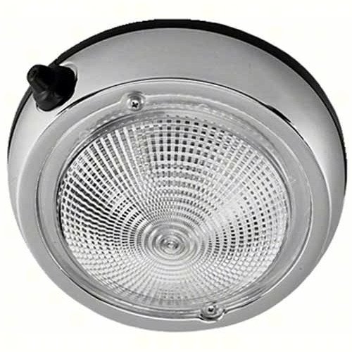 Perko Chrome Plated Zinc 12V Surface Mount Dome Light - Walmart.com