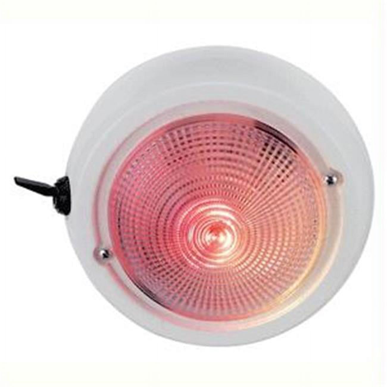 Perko Dome Light with Red and White Bulbs - 1263DP1WHT - Walmart.com