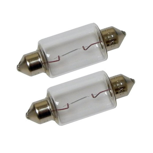 Perko Double Ended Festoon Bulbs - 12V, 15W, .97A - Pair - Walmart.com