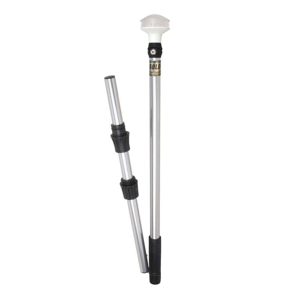 Perko Omega Series LED Universal Pole Light w/Fold In Half Pole ...