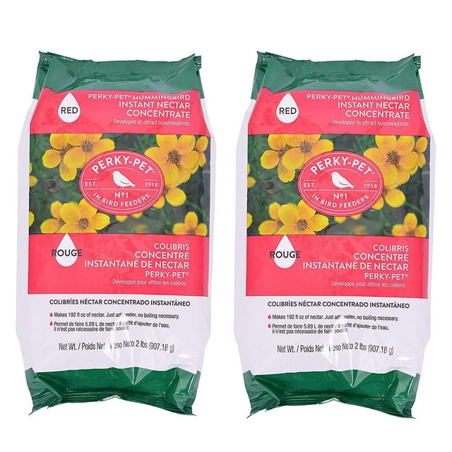 Perky-Pet Original Instant Hummingbird Nectar - Concentrated Red Nectar ...