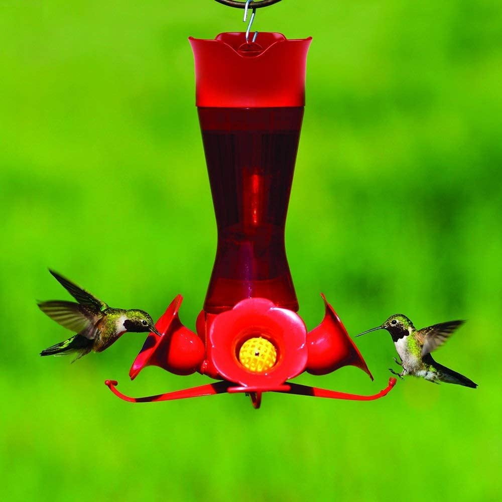 Perky-Pet Premium 2-Pack 403CP Pinch Waist Plastic Hummingbird Feeder ...