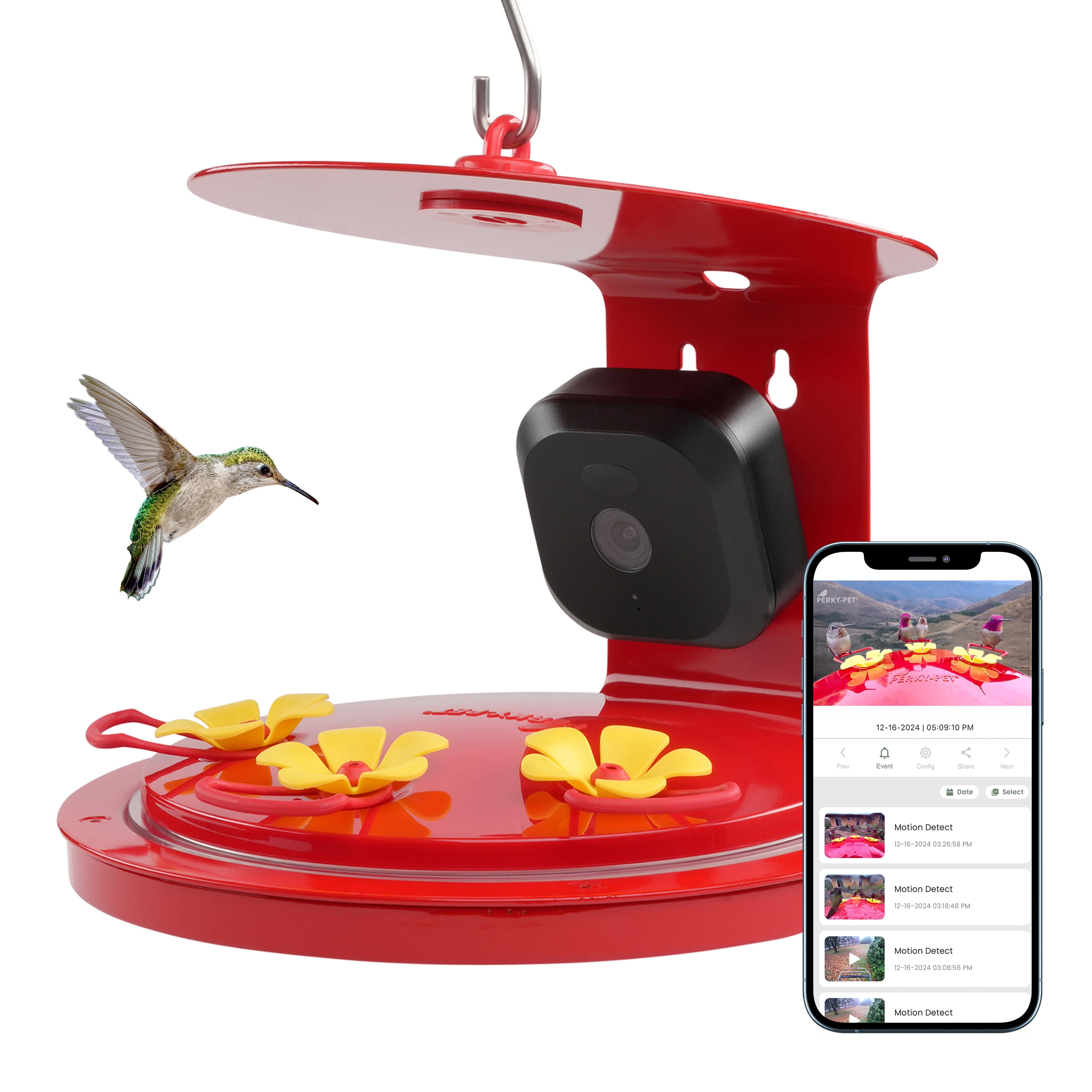 Perky Pet Smart Camera Hummingbird Feeder - Walmart.com
