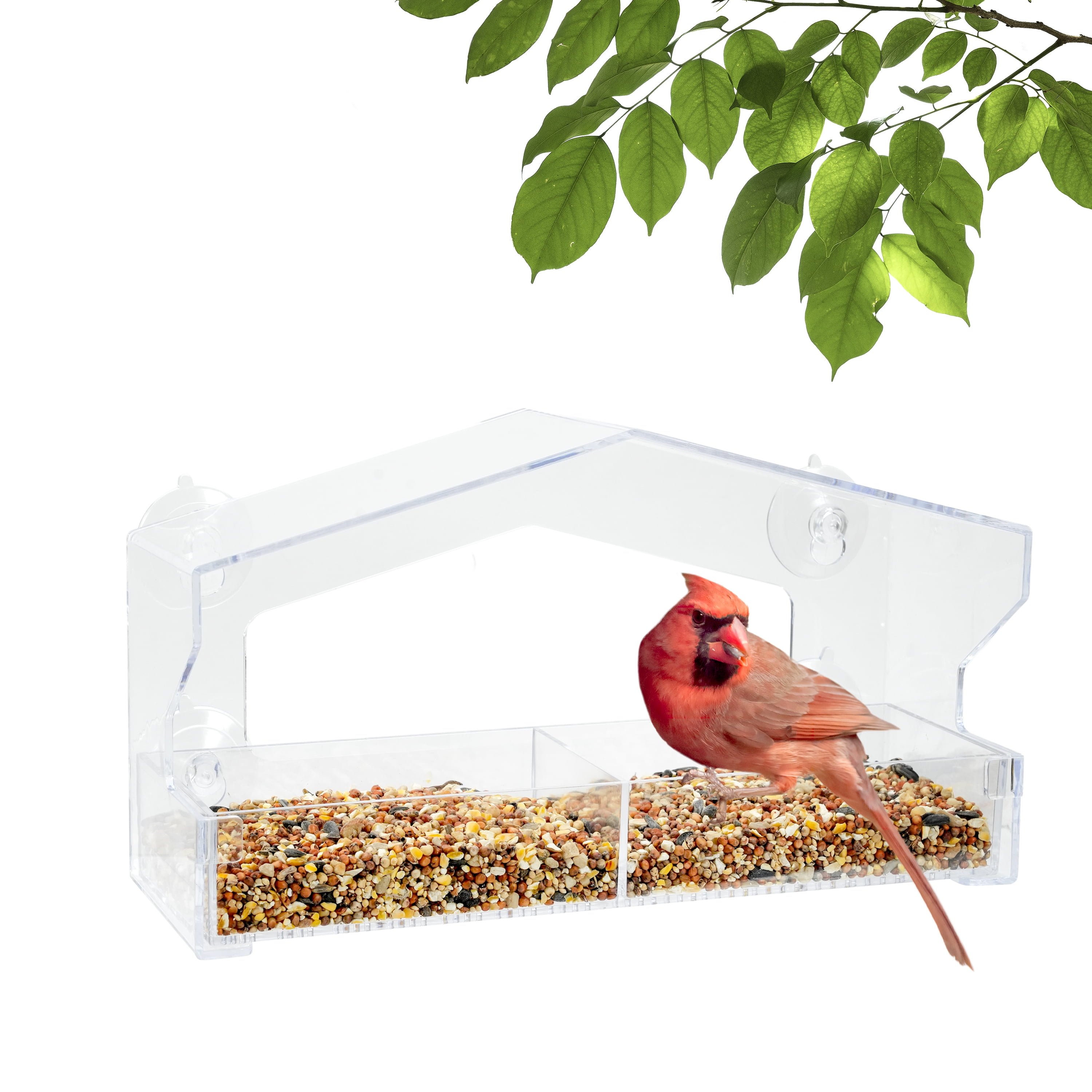 Perky-Pet Window Bird Feeder – 1 lb. Seed Capacity - Walmart.com