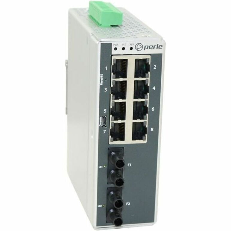 Perle IDS-710-T2MD05-XT Ethernet Switch - 8.0 Ports - Manageable ...