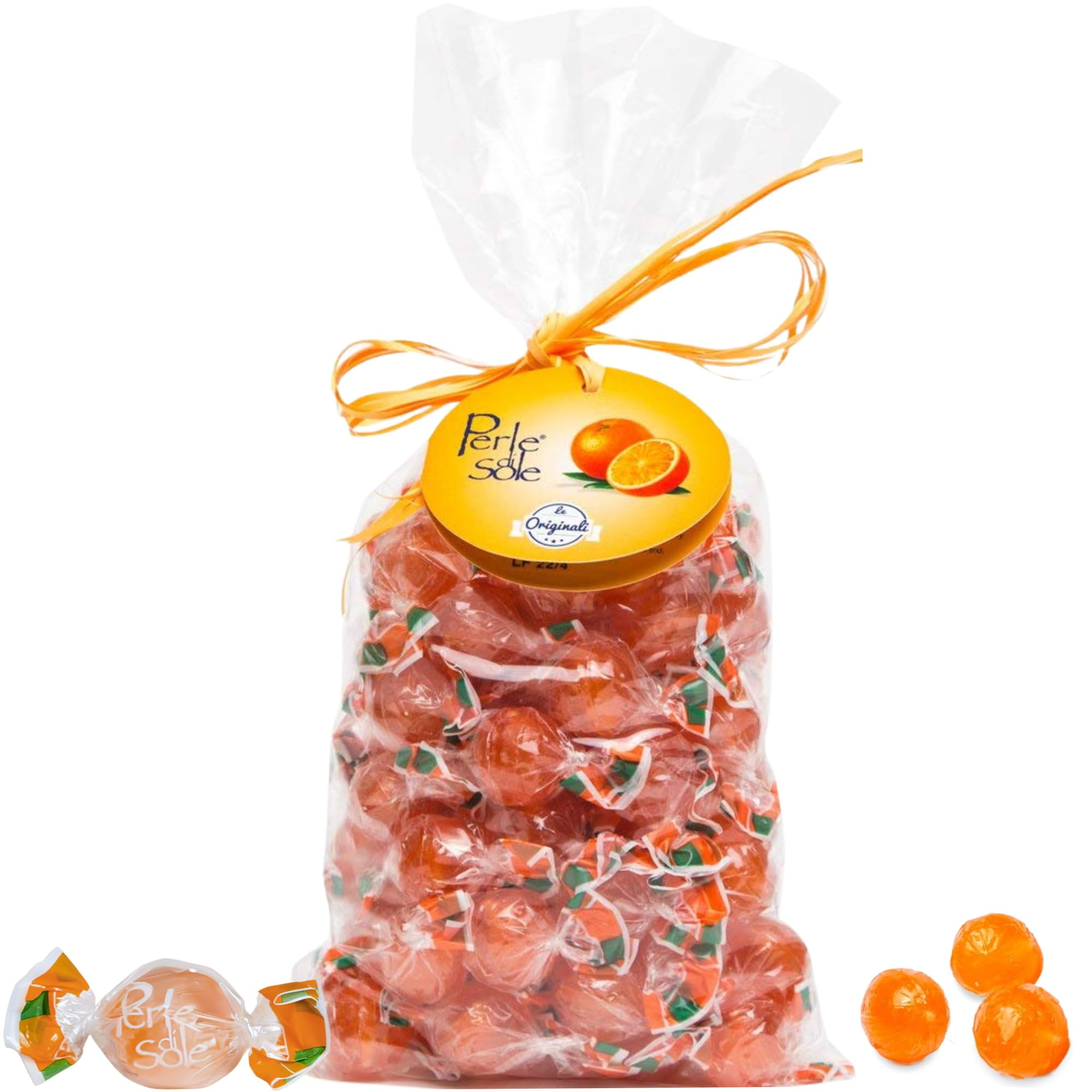 Perle di Sole Orange AIF9 Hard Candy Made in Italy - Italian Hard Candy ...