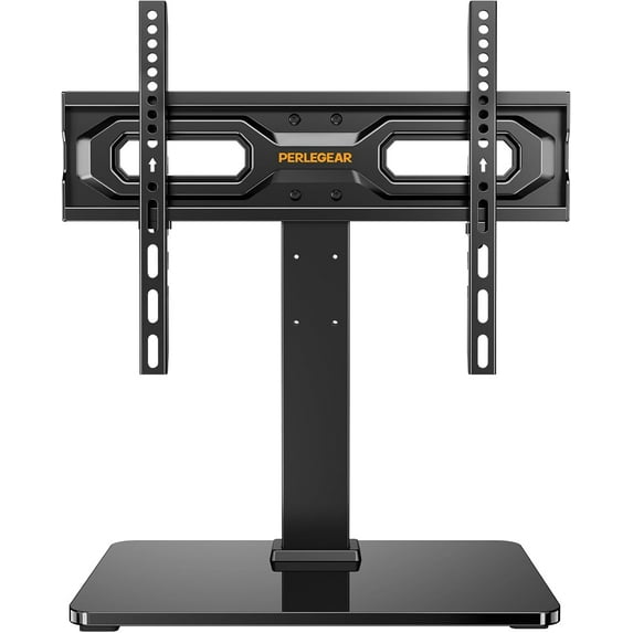 Perlegear Universal Swivel TV Stand Base for 32–70 inch TVs, Height ...
