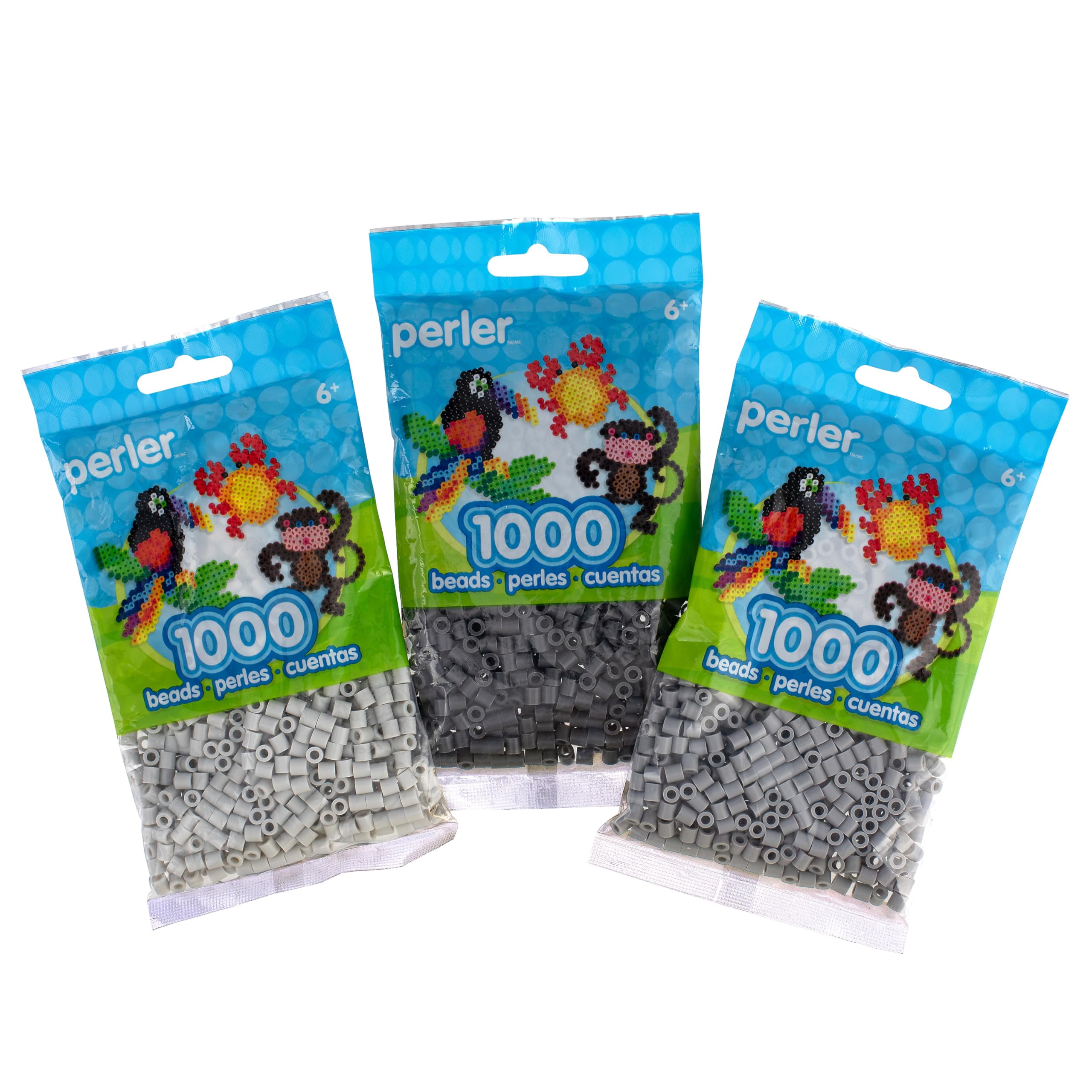 Perler 83-99787 Fuse Bead Set for Craft Activities, One Size, Light ...