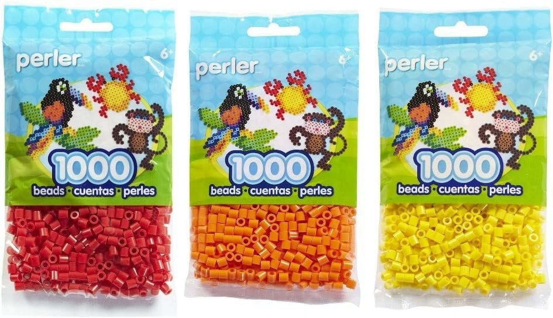 Perler Bead Bag, Bundle of Red Orange and Yellow 3 Pack - Walmart.com