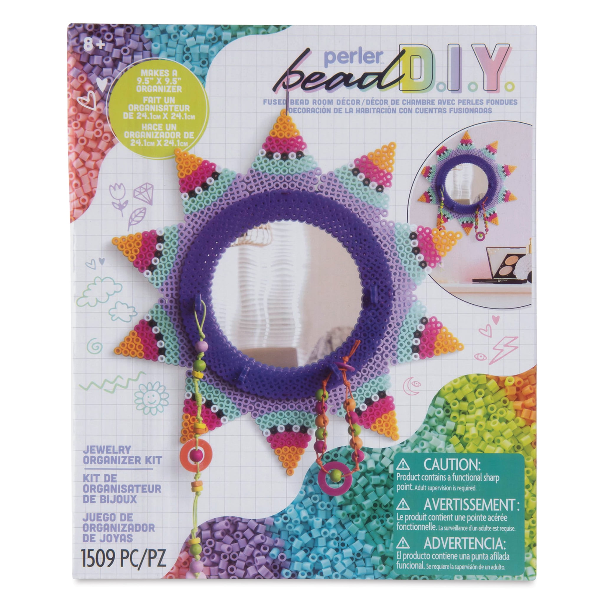 Perler Bead D.I.Y. Jewelry Organizer Activity Kit - Walmart.com