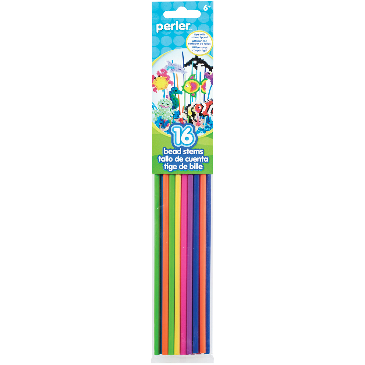 Perler Bead Stems 16/Pkg-Primary - Walmart.com