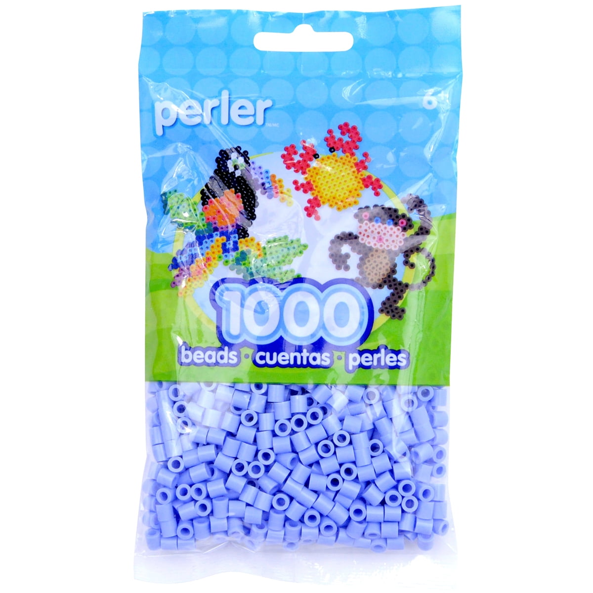 Perler Beads 1,000/Pkg-Blueberry Creme - Walmart.com