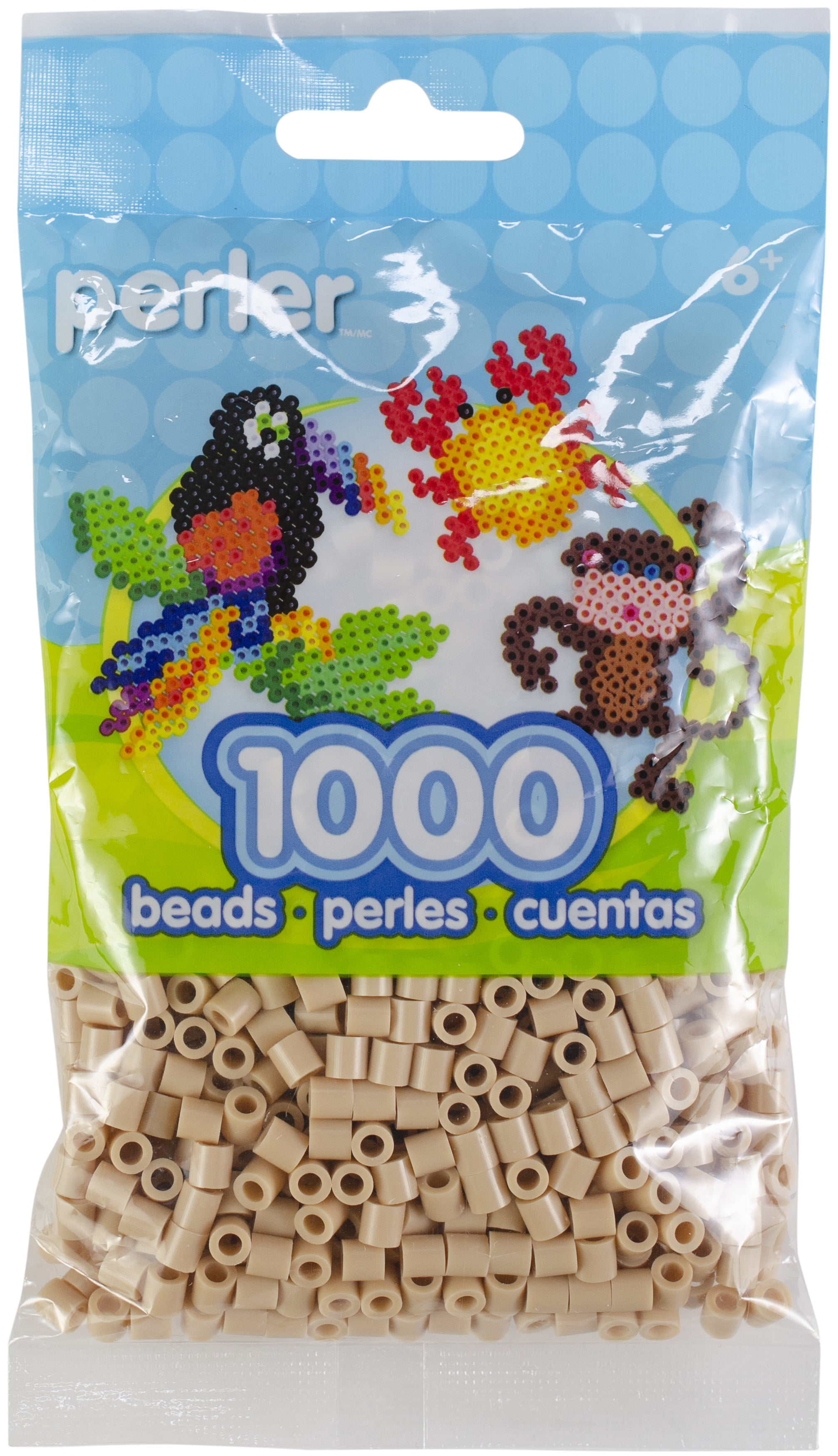 Perler Brand Refill Pack - 1,000 Fawn Beads - Walmart.com