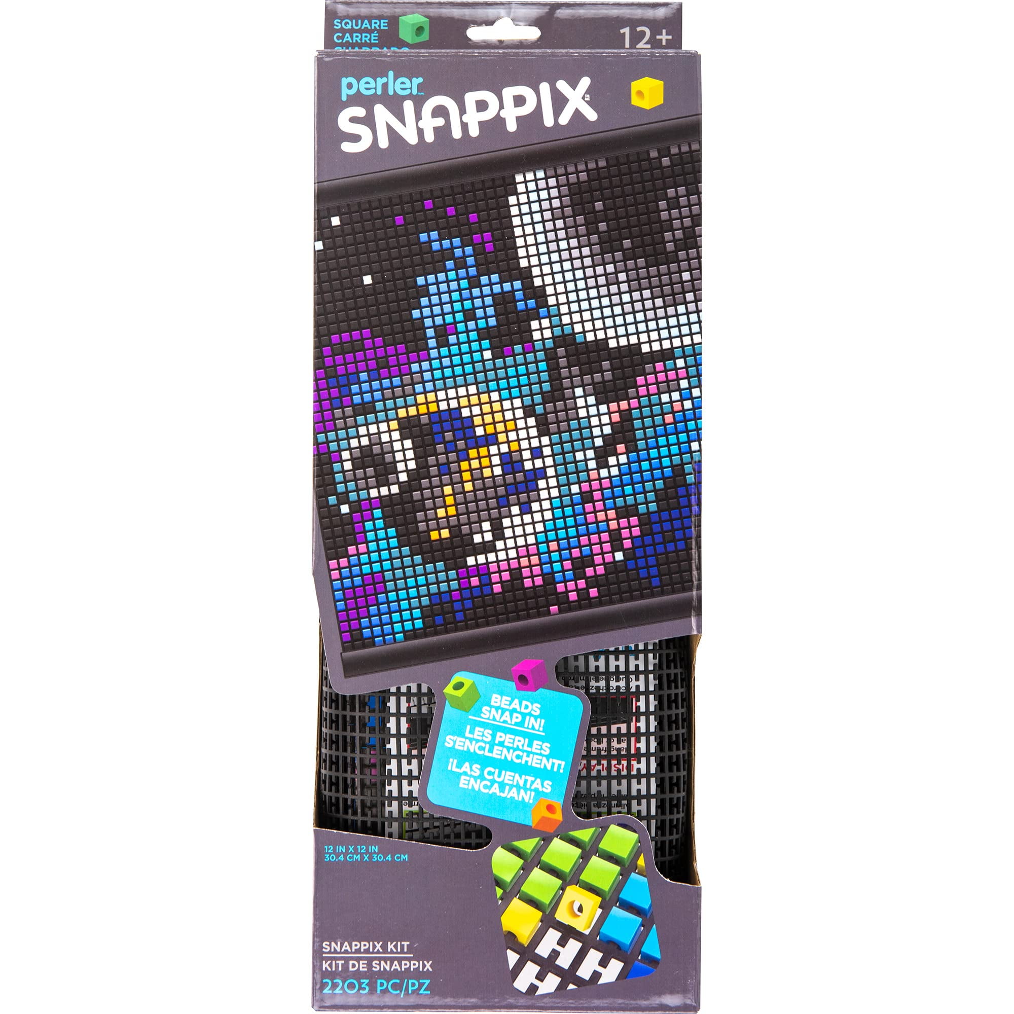Perler Celestial Sky Snappix EC36 No-Iron Fuse Bead Craft Kit for Kids ...