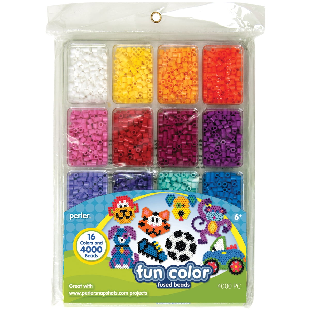 Perler Fun Fusion Beads, 4000-Pack, Vibrant Colors, Great for Crafts ...