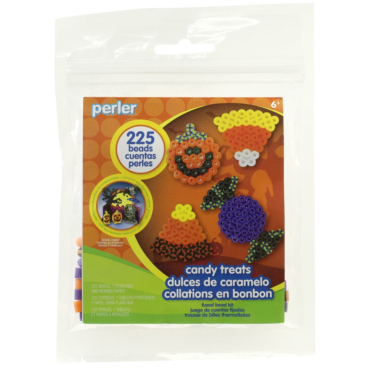 Perler Fun Fusion Fuse Bead Activity Kit-Candy Treats - Walmart.com