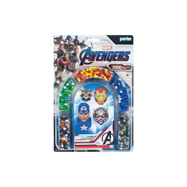 Perler Fused Bead Kit 2000pc Marvel Avengers - Walmart.com
