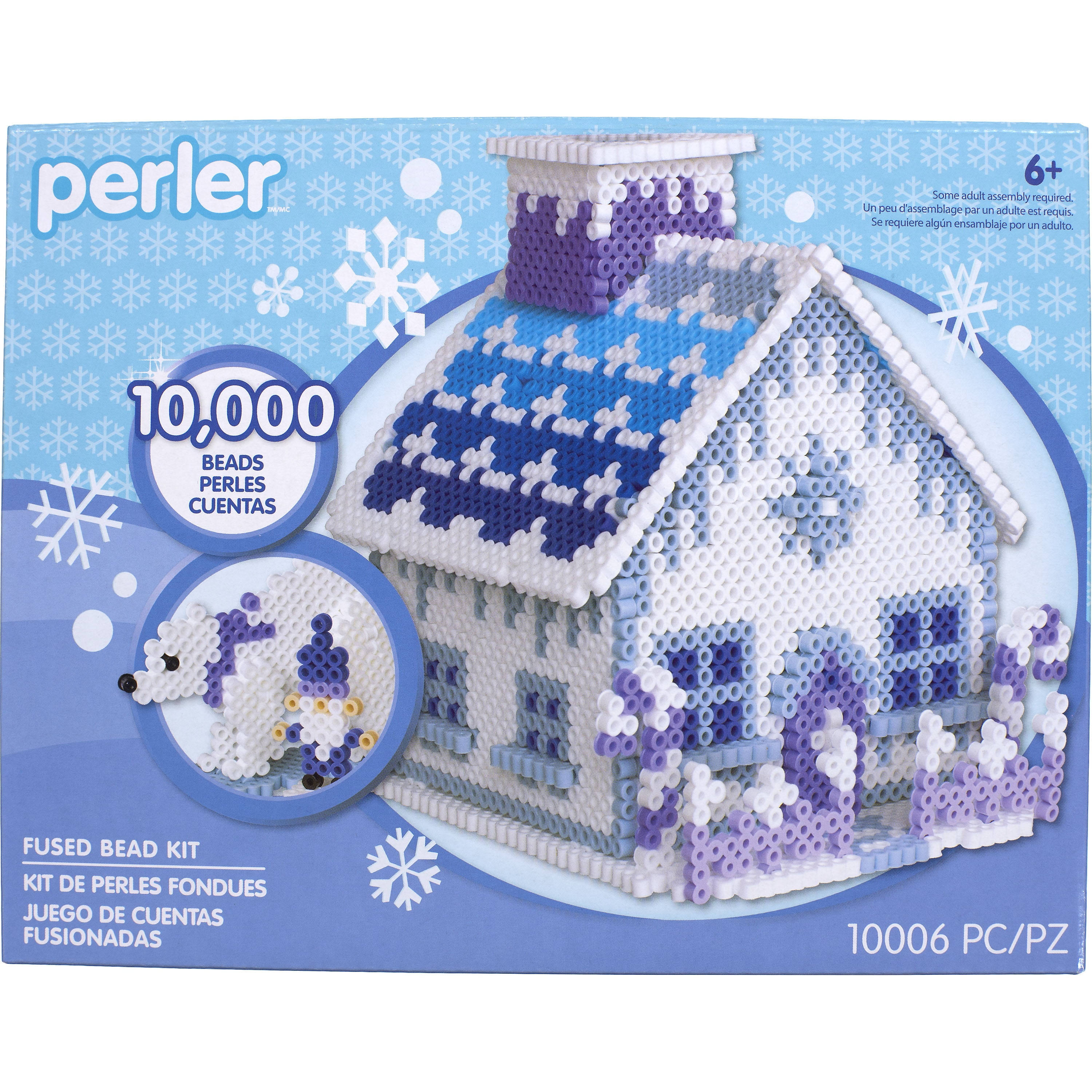Perler Fused Bead Kit-3D Ice Palace Gingerbread - Walmart.com
