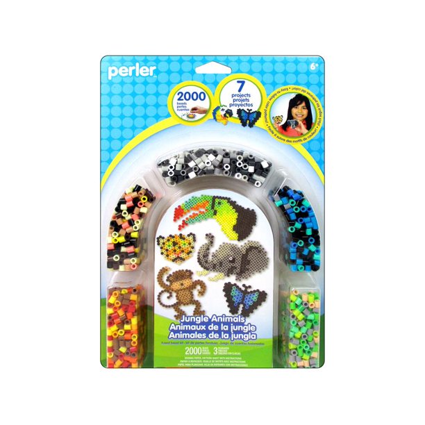 Perler Fused Bead Kit Jungle Animals - Walmart.com