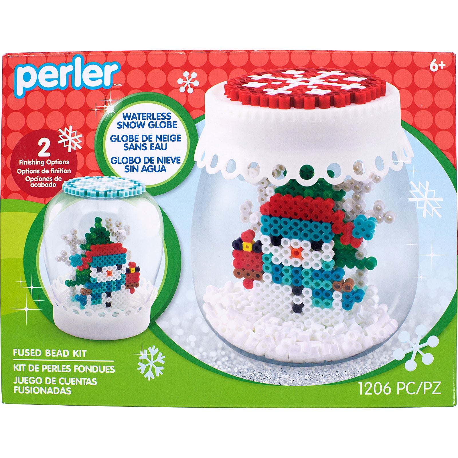 Perler Fused Bead Kit-Snowglobe - Walmart.com