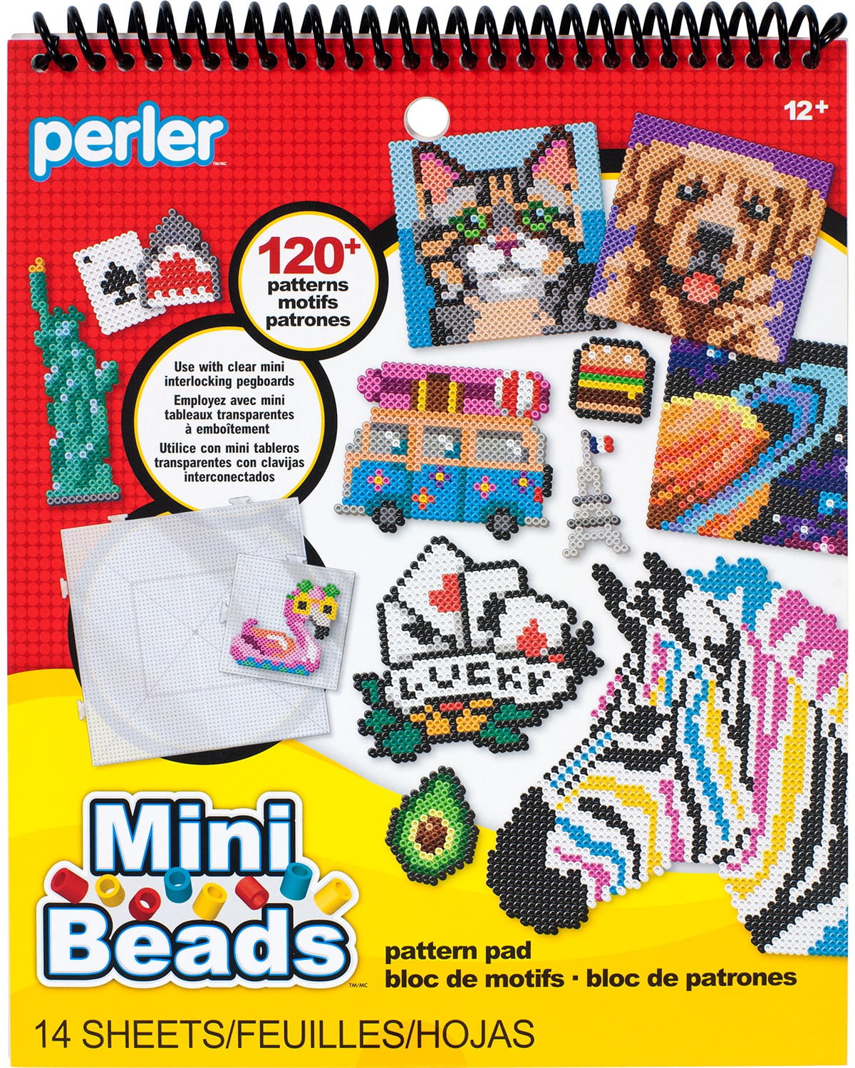 Perler Fused Bead Pattern Pad Mini Beads - Walmart.com