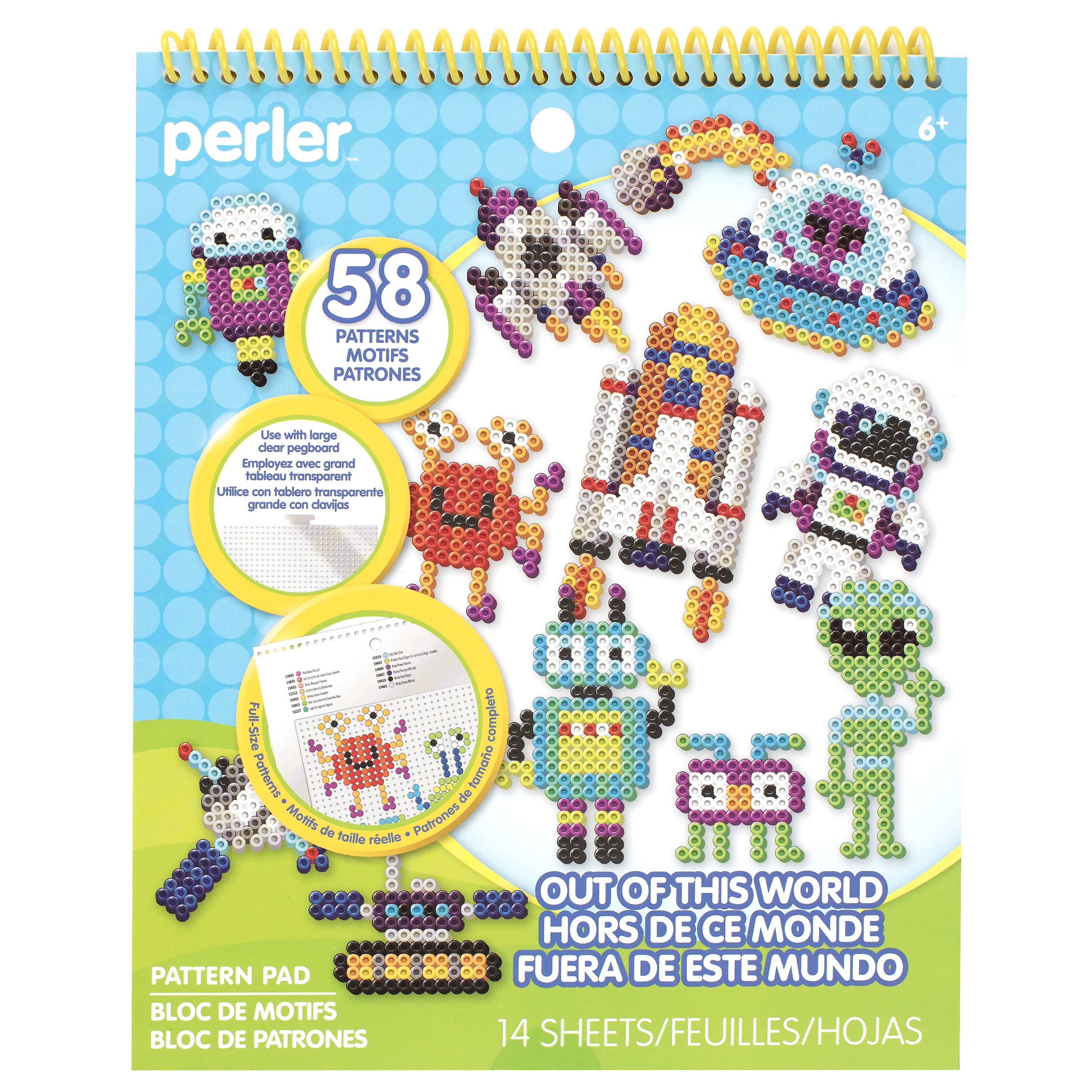 Perler Fused Bead Pattern Pad-Outer Space - Walmart.com