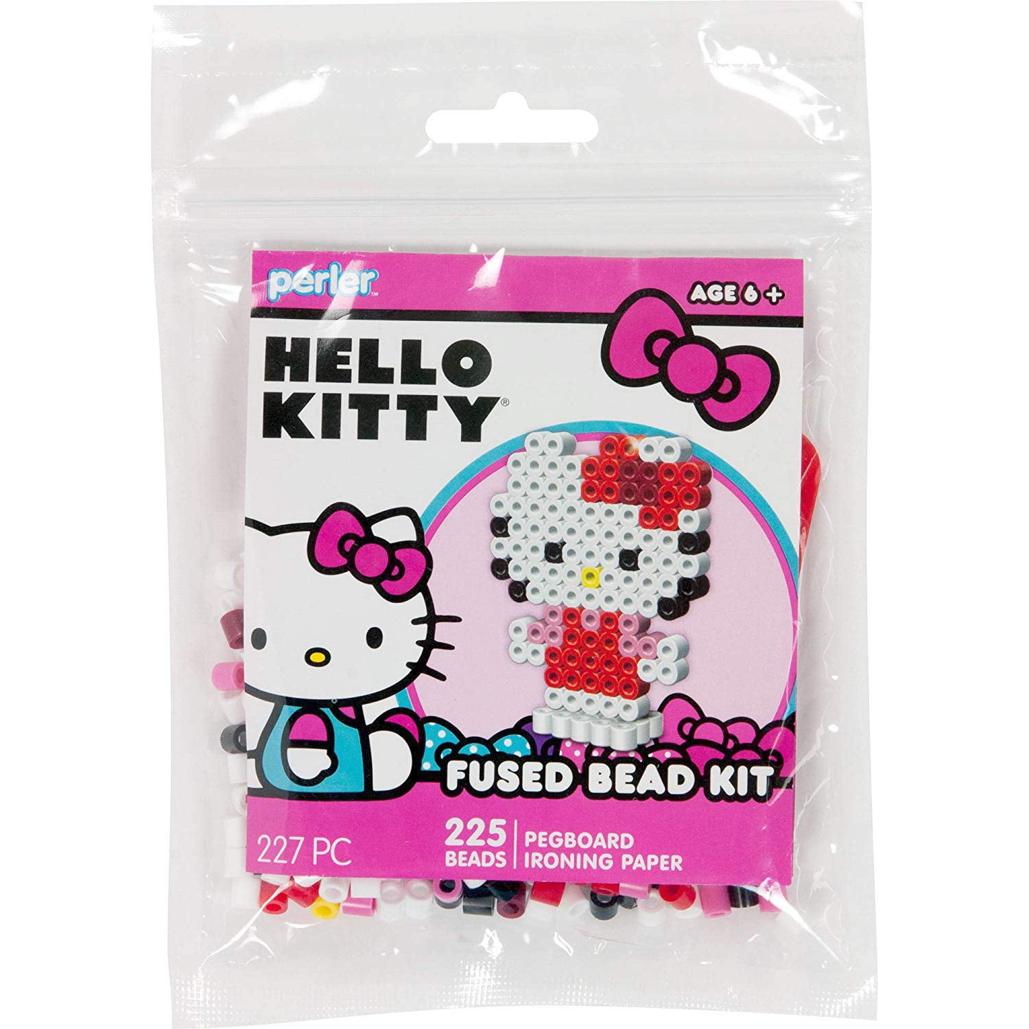 Perler® Beads Hello Kitty 3D Activity Beading Kit - Walmart.com