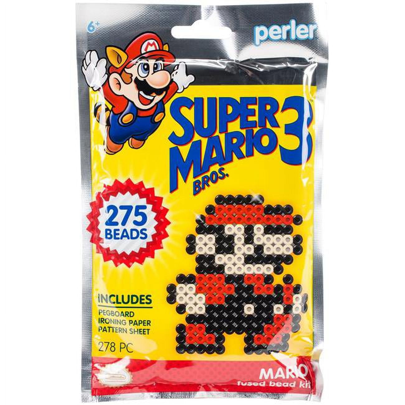 Perler Fused Bead Trial Kit: Super Mario Bros. 3, 275 Pieces and 1 ...