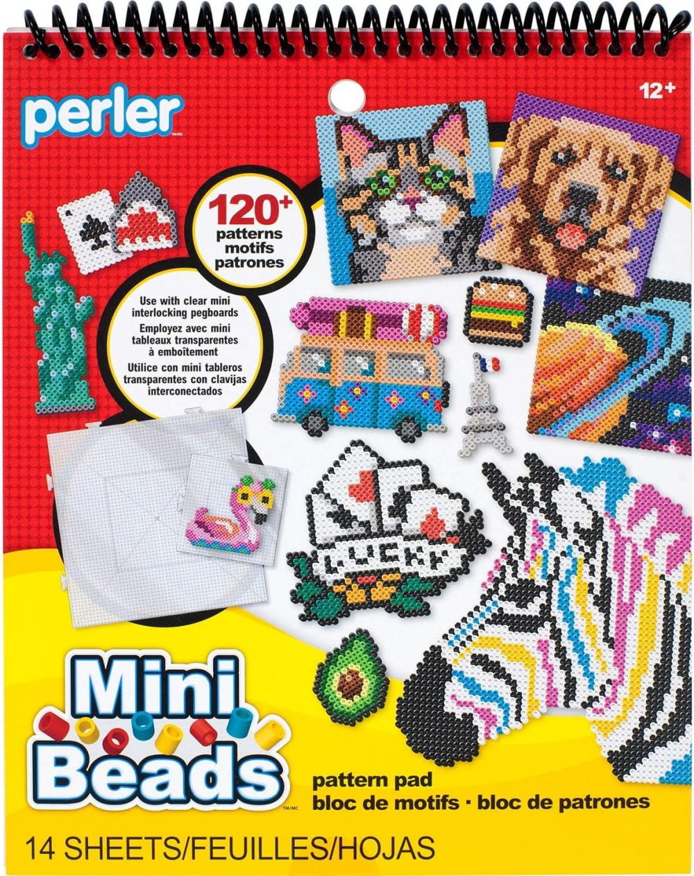 Perler Mini Beads Pattern Pad, 120 Designs - Walmart.com
