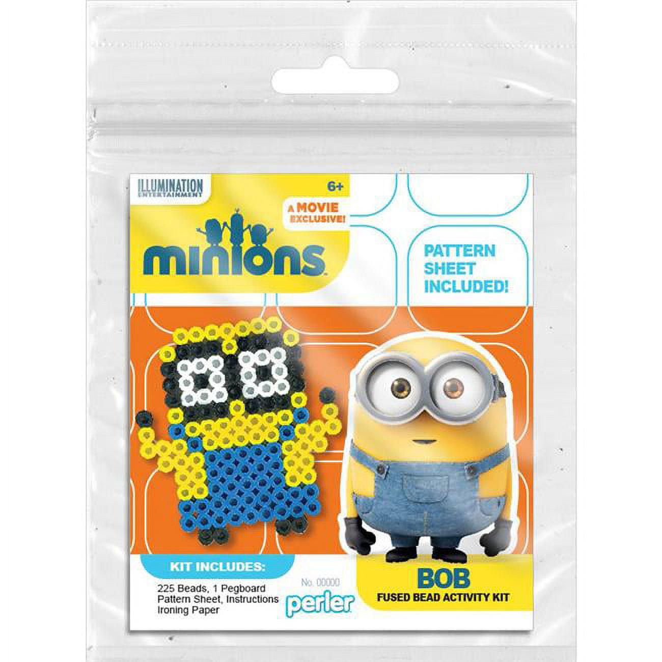 Perler Fused Bead Kit Trial Minions Bob - Walmart.com