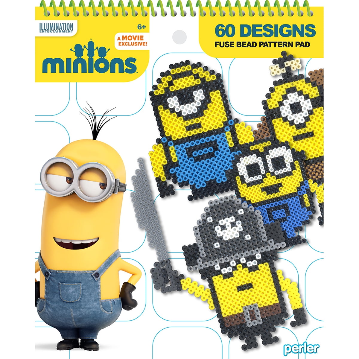 Perler Minions Fused Bead Pattern Pad, 60 Designs - Walmart.com