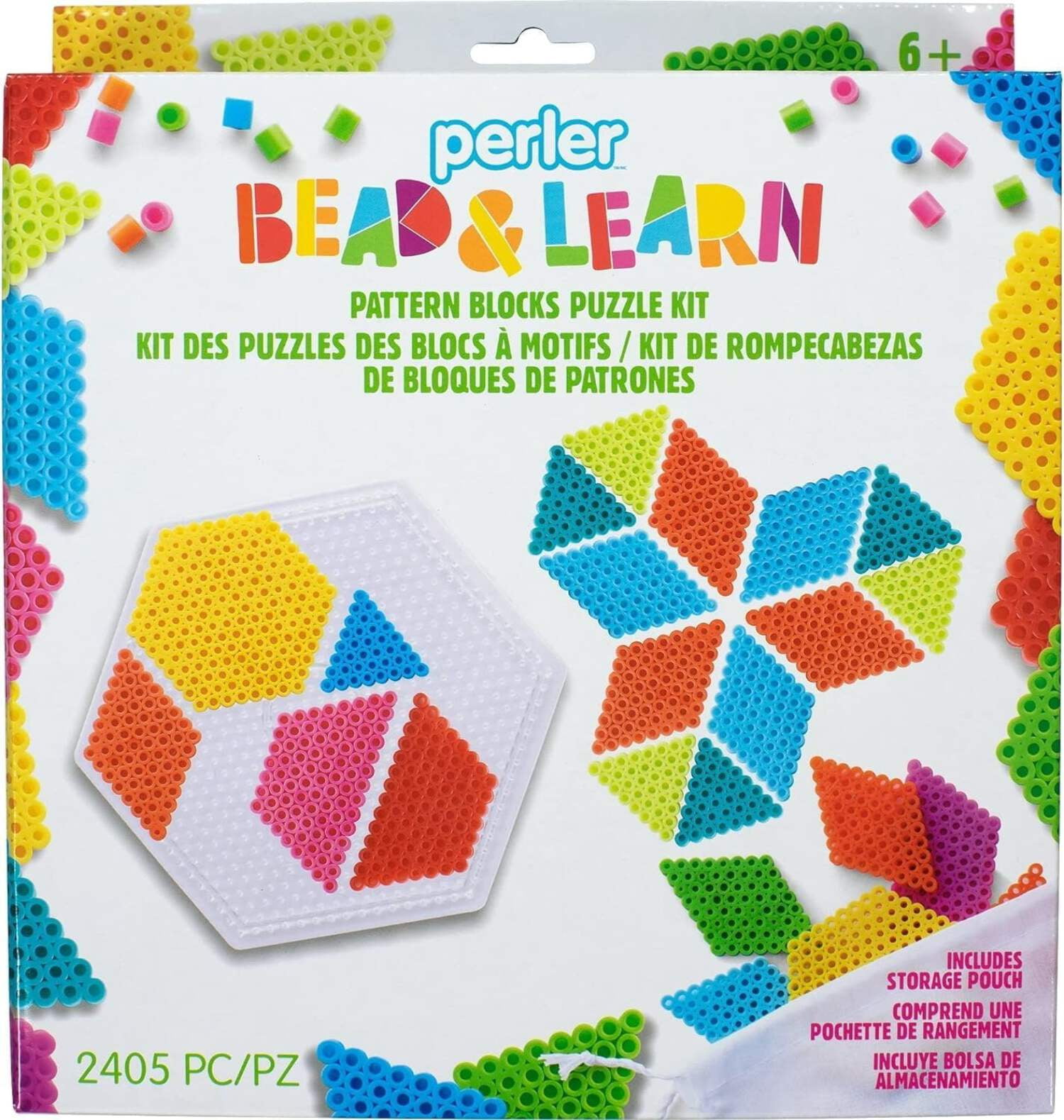 Perler Fused Bead and Learn Pattern Blocks Kit - Walmart.com