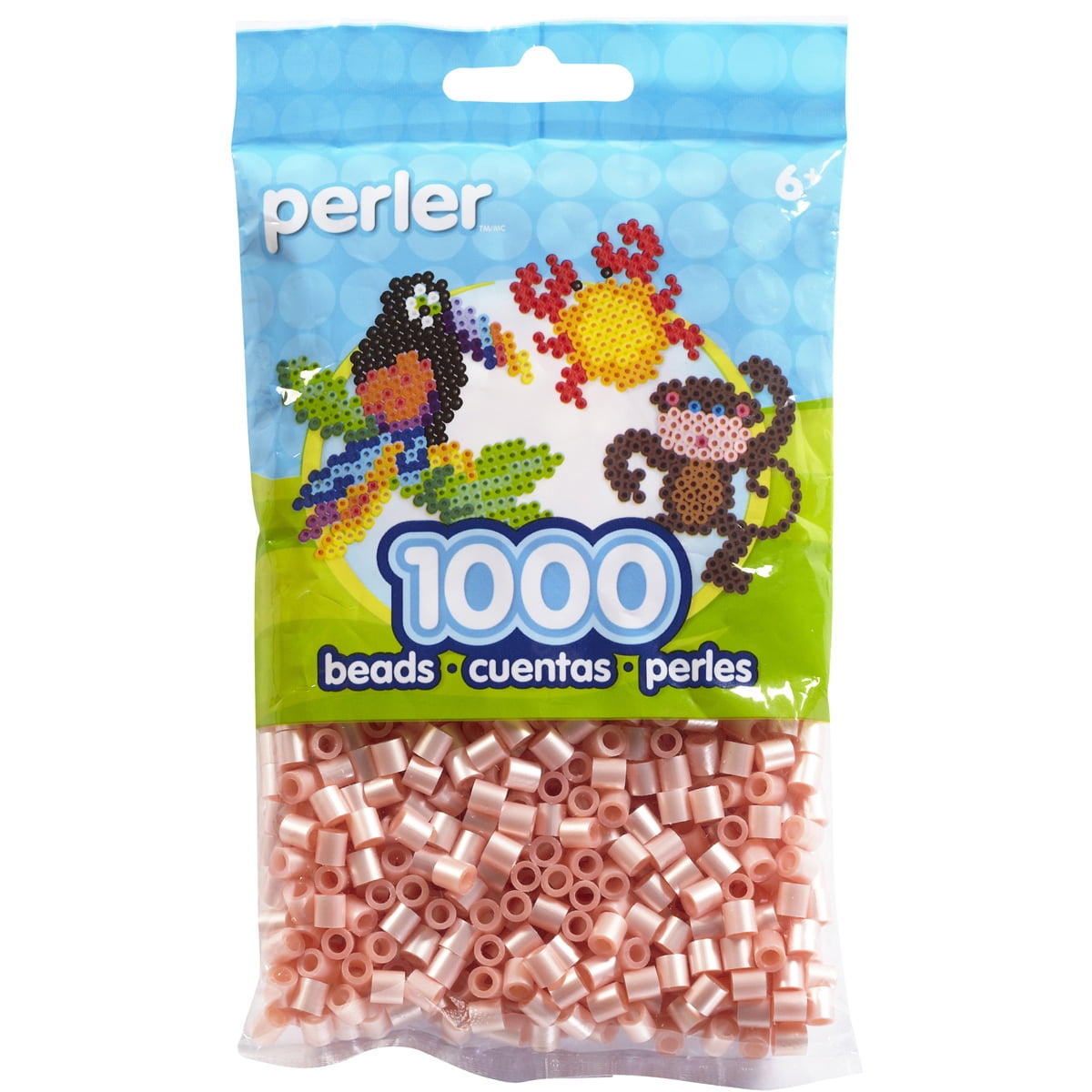 Perler Pearl Beads 1,000/Pkg-Light Pink, Pk 3, Perler - Walmart.com