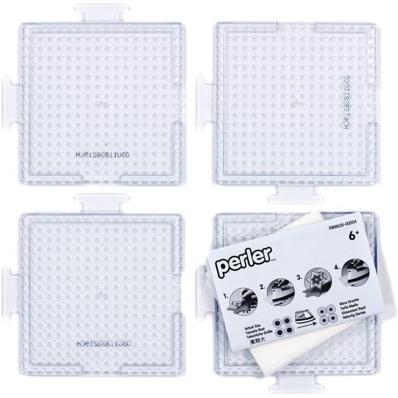 Perler Pegboards 4/Pkg-Clear - Walmart.com