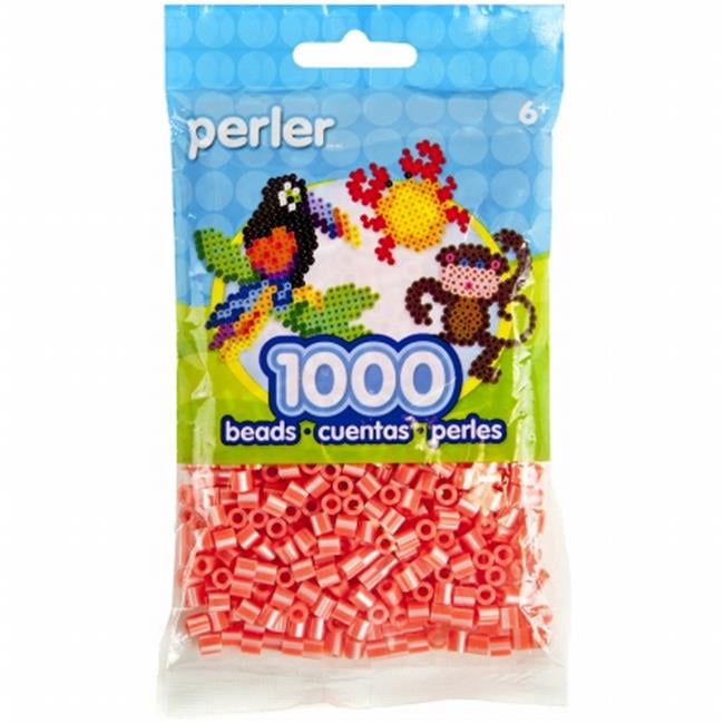 Perler Striped Beads 1,000/Pkg-Hot Coral Pearl, Pk 3, Perler - Walmart.com