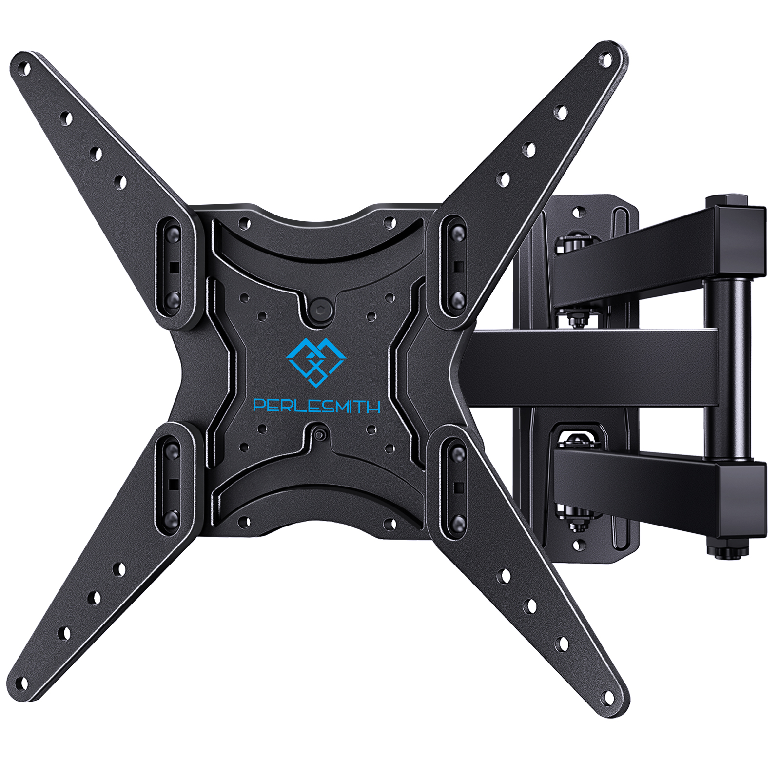 Perlesmith Full Motion TV Wall Mount Bracket for 37 to 75 inch TVs ...
